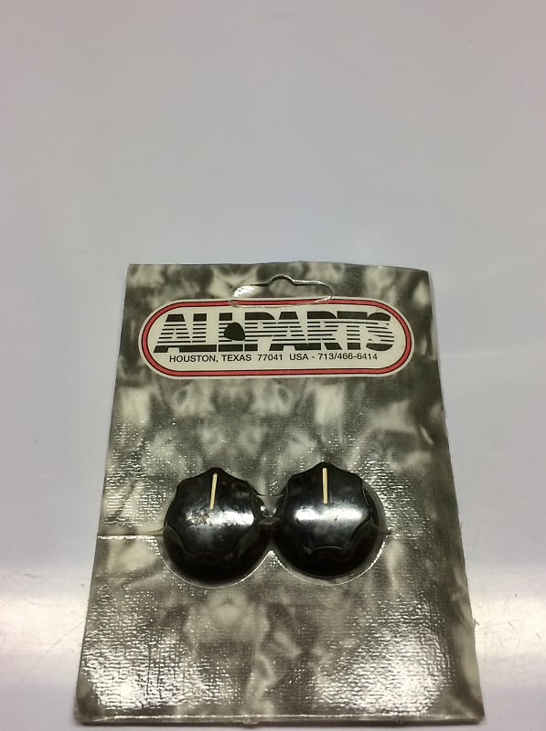 Allparts Knobs for Mustang Jaguar Jazz Bass VI Black | Reverb