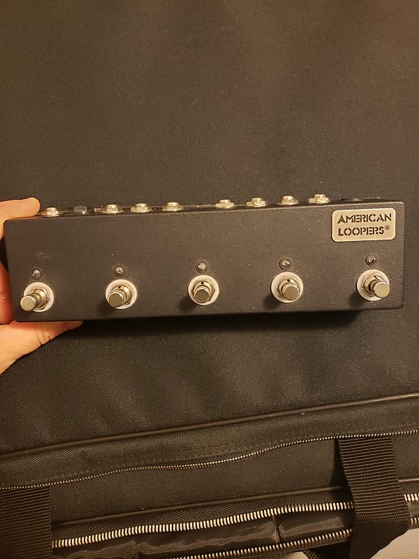 American Loopers 3channel Looper With Amp Channels Black | Reverb