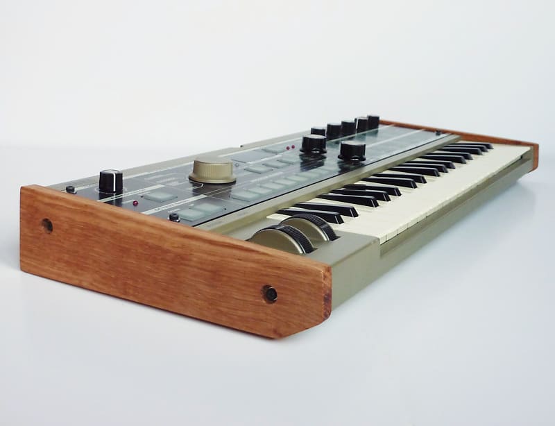 Solid Oak Replacement End Cheeks for Korg Microkorg From | Reverb