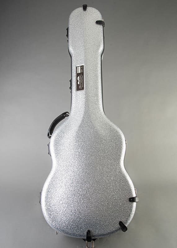 Calton Les Paul Case Silver Sparkle | Reverb
