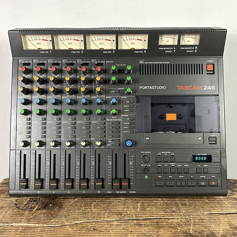 TASCAM Portastudio 246 4-Track Cassette Recorder 1980s - | Reverb