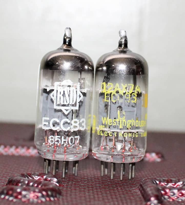 TUNGSRAM 12AX7 HUNGARY ECC83 TIGHT MATCH PAIR DUAL SUPPORT | Reverb