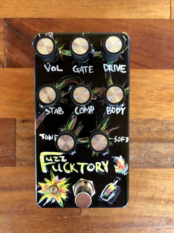 Fuzz Factory Pedal Clone / 8 Knobs Mod/ Handpainted/ AionFx | Reverb