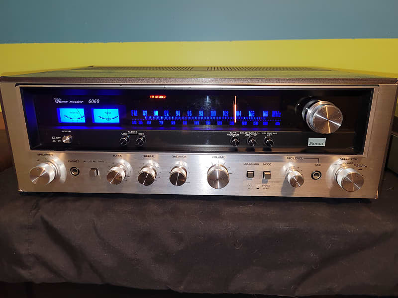 Sansui 6060 Works Perfectly FULL RECAP/REBUILD/LED's | Reverb