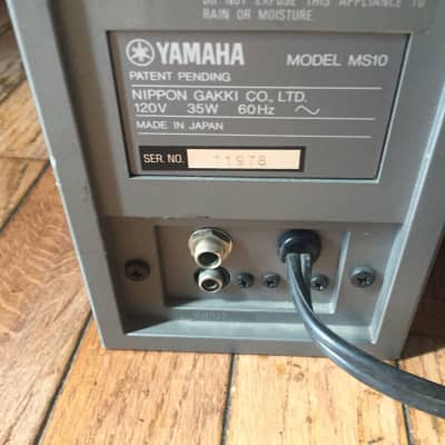 Yamaha MS10 Powered Studio monitor pair. Working well | Reverb