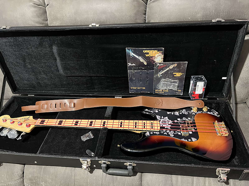 Fender Percussion Bass classic series 70s - 3 Color Sunburst | Reverb