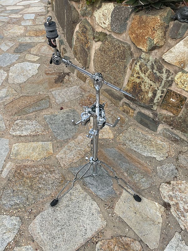 DW 9900 Heavy-Duty 9000 Series Double Tom Stand + Cymbal Boom | Reverb