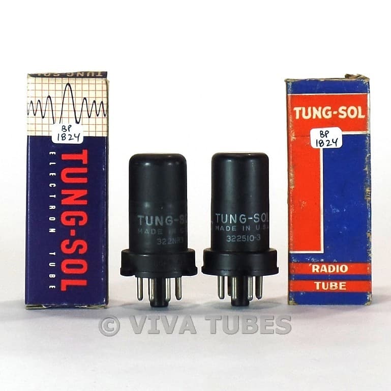 True NOS NIB Matched Pair Tung-Sol USA 6SC7 Metal Vacuum | Reverb UK