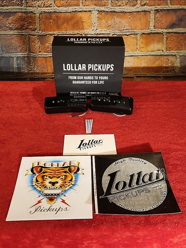 Lollar 2018 50 Wind P90 Pickup Set Black w/ Original Box & | Reverb