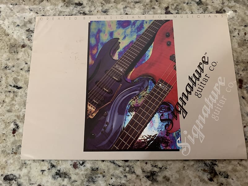 Signature Guitars Catalogs | Reverb