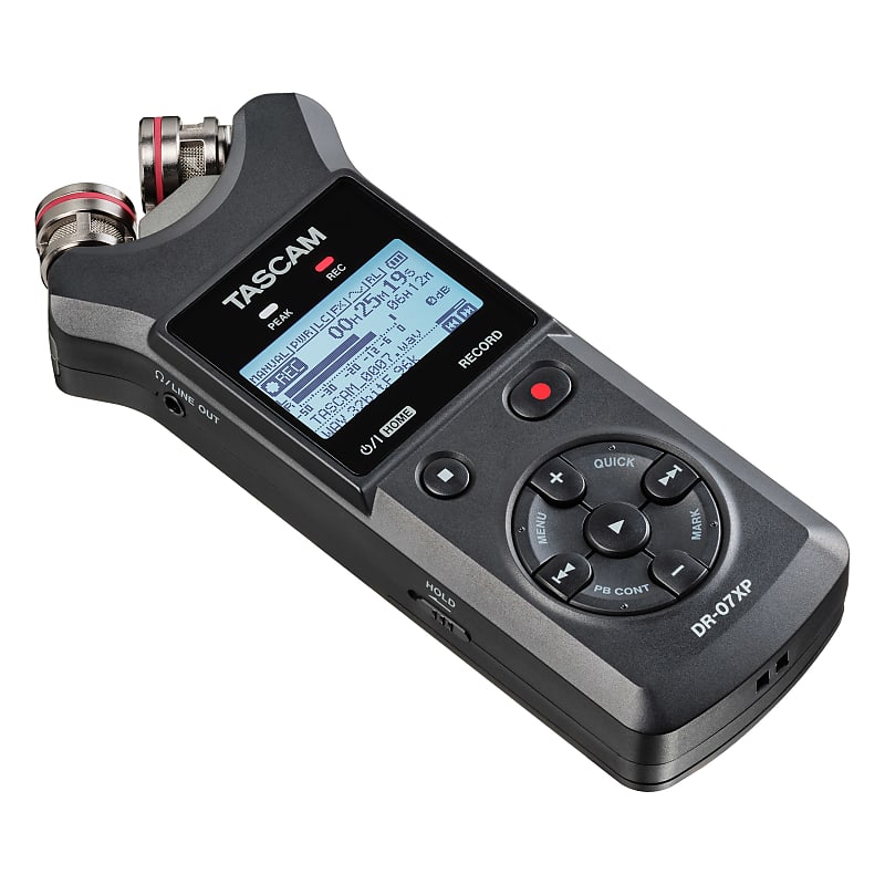 Tascam DR-07XP Stereo Handheld Digital Audio Recorder and USB | Reverb