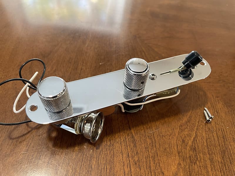 Fender 4-Way S-1 Switch Telecaster Control Plate Complete | Reverb