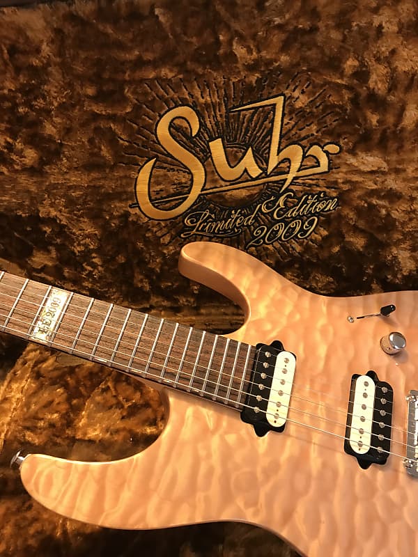 Suhr Modern Carve Top Limited Edition "LE 2009" with Lux hard | Reverb