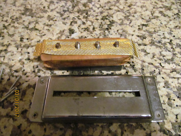 Vintage Teisco Bass Pickup 60s w/chrome cover MIJ 4 string | Reverb UK