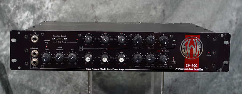 SWR SM-900 Rackmount Professional Bass Amp w Tube Preamp | Reverb