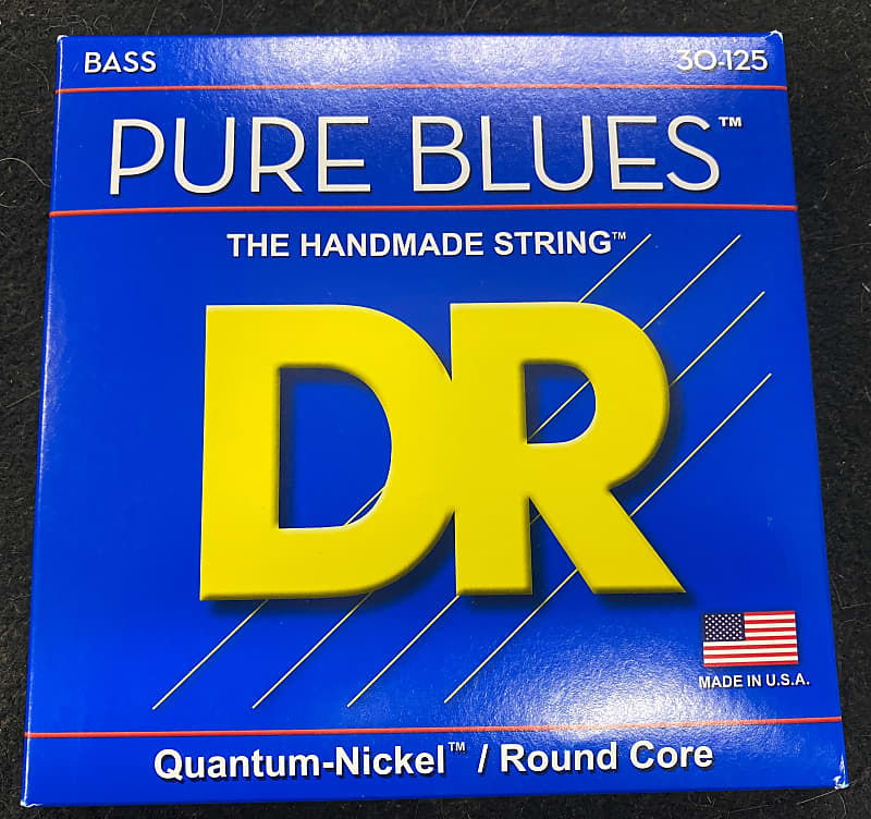 DR Pure Blues Quantum Nickel Bass Strings 30-125 Gauge | | Reverb