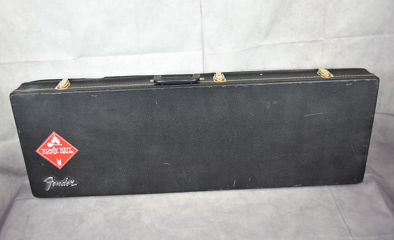 Fender Vintage Wood Hard Case Raised Chrome Logo for | Reverb