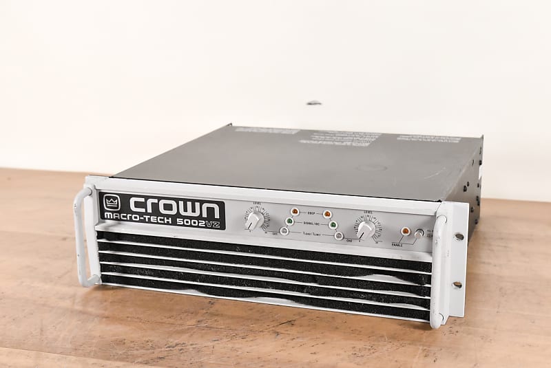 Crown Macro-Tech 5002VZ 2-channel Power Amp (church owned) | Reverb
