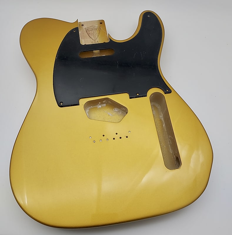 3lbs 13oz BloomDoom Nitro Lacquer Aged Relic Firemist Gold | Reverb