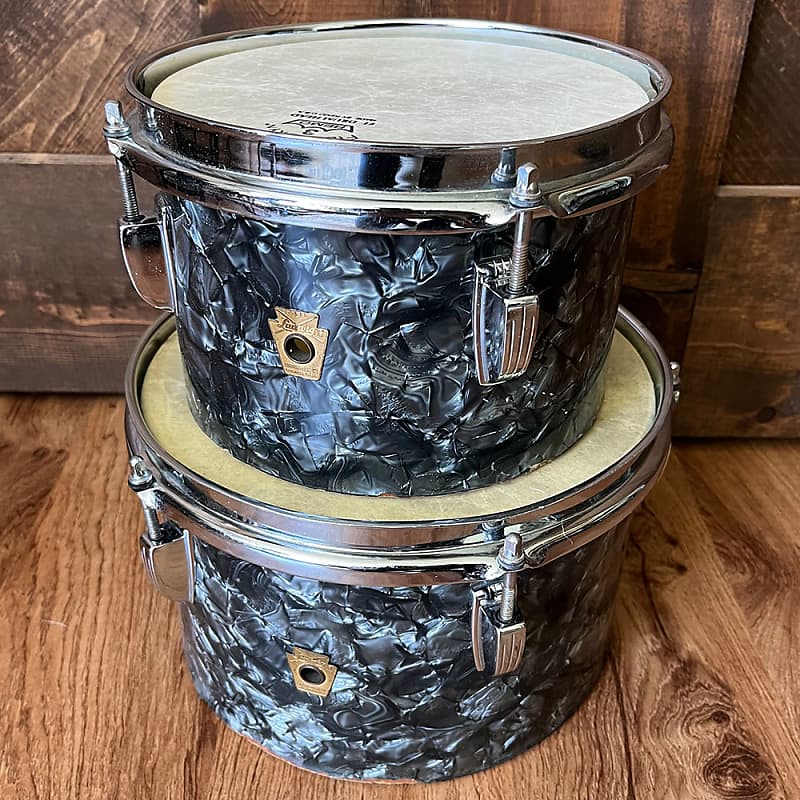 Vintage 1960s Ludwig 8 & 10 Concert Toms | Reverb