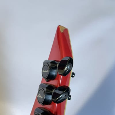 1986-87 Charvel Jackson Model 6 Neck Thru Ferrari Red 6 | Reverb