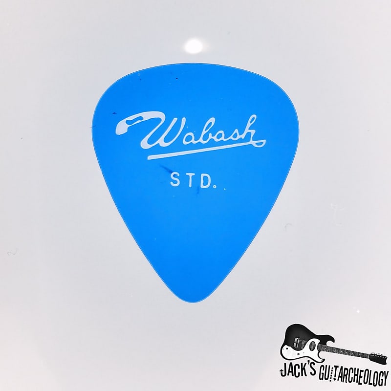 Wabash 351 Std. Pick / Plectrum (1980s Translucent Blue PVC) | Reverb