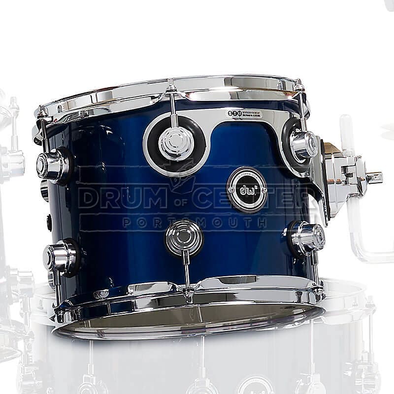 DW DWe Electronic/Acoustic Tom 8x7 Midnight Blue Metallic | Reverb