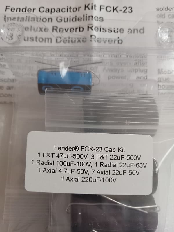 New F&T FCK-23 Recap Kit for Fender '65 DRRI | Reverb