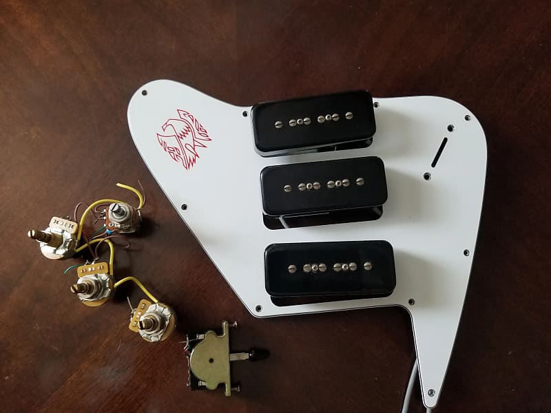 Gibson P90's Pickups non reverse Firebird pickguard | Reverb