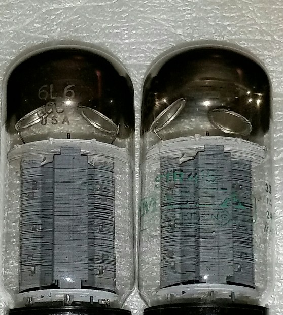 NOS Sylvania 6L6GC STR-415 STR415 Pair 7581a Mesa Power Tubes | Reverb