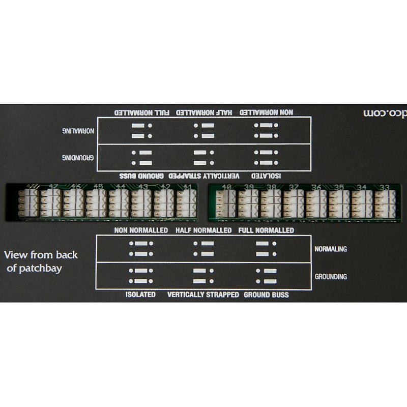 Redco R196-D25PG TT/DB25 96-Point Bantam Patch Bay | Reverb
