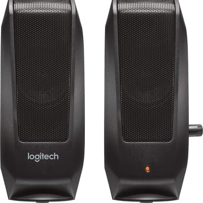 Logitech S120 2.0 Stereo Speakers, Black | Reverb