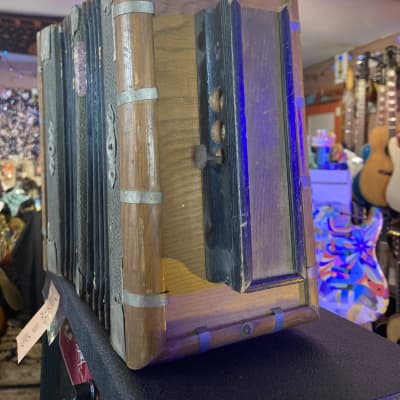 Lester Antique Squeeze Box Brown | Reverb