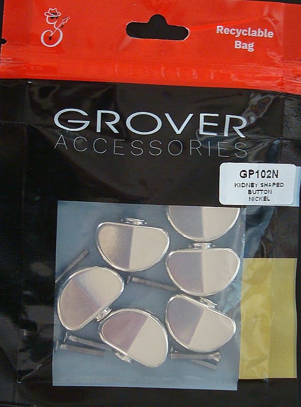 GP102N Genuine Grover Replacement Standard Kidney Buttons, | Reverb