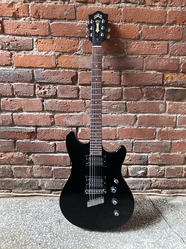 Guild S-25 1983 Black | Reverb