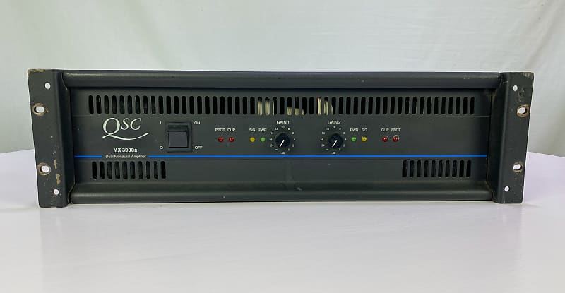 QSC MX 3000a Dual Monaural Amplifier 3200 Watts Max | Reverb