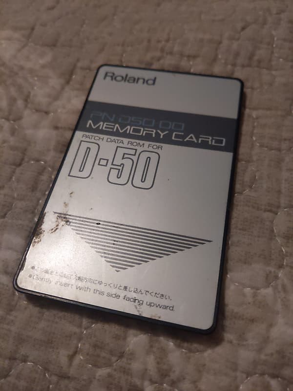 Roland D-50 memory card | Reverb