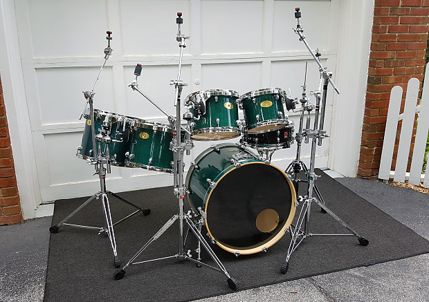 COMPLETE 6 PC PREMIER ARTIST MAPLE SET WITH FULL GIBRALTAR | Reverb