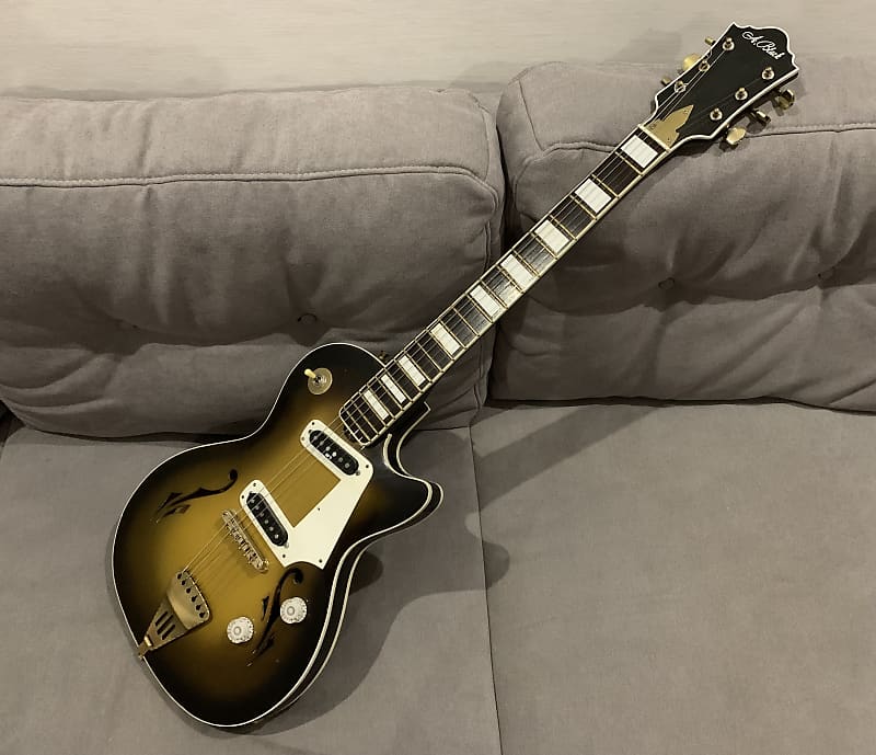 Custom A.Black Rockabilly Man Gretsch-style Semi-hollow | Reverb