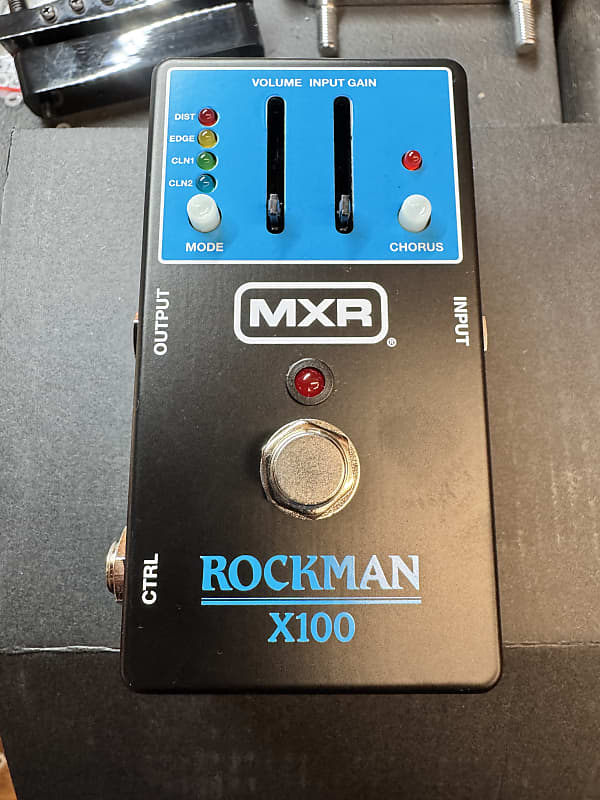 MXR Rockman x100 2025 - Black and blue | Reverb