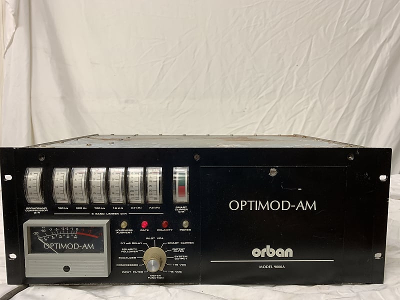 ORBAN OPTIMOD-AM 9000A/1 6 BAND AUDIO PROCESSOR RET-44 NRSC | Reverb