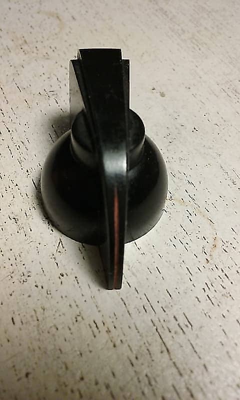 1963 Vox AC 30 control knob AC 15 AC 10 Black Bakelite | Reverb