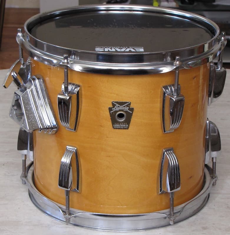 Vintage Ludwig 1980s Classic 10” Tom Natural Maple | Reverb