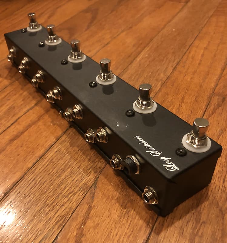 Loop Switchers 6 Channel True Bypass Strip Black Matte | Reverb