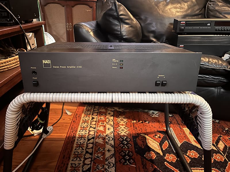 NAD 2140 Stereo Amplifier 50wpc 1979 - Matte metal | Reverb
