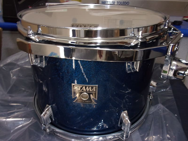 Tama Superstar Classic 12" x 9" Rack Tom Indigo Sparkle Maple | Reverb