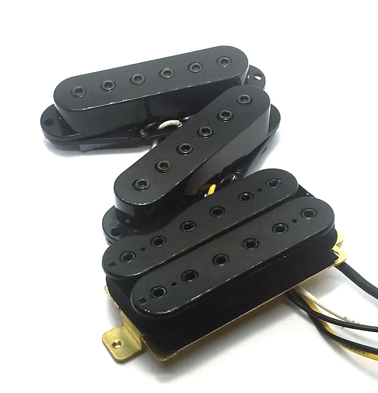 Dragonfire Hex HSS Pickup Set, Humbucker Bridge + Single Mid | Reverb