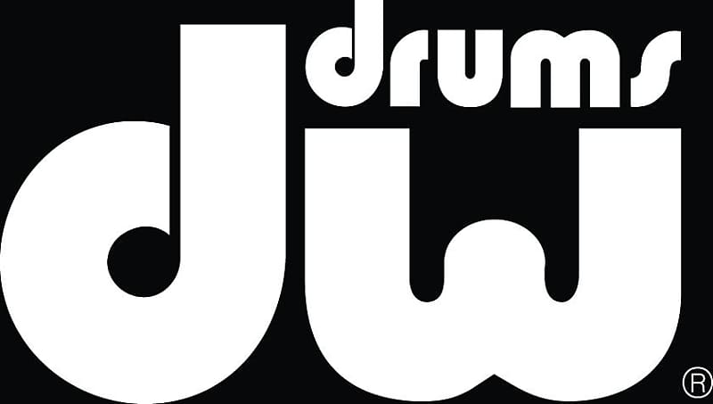 DW Bass Drum Sticker - White | Reverb