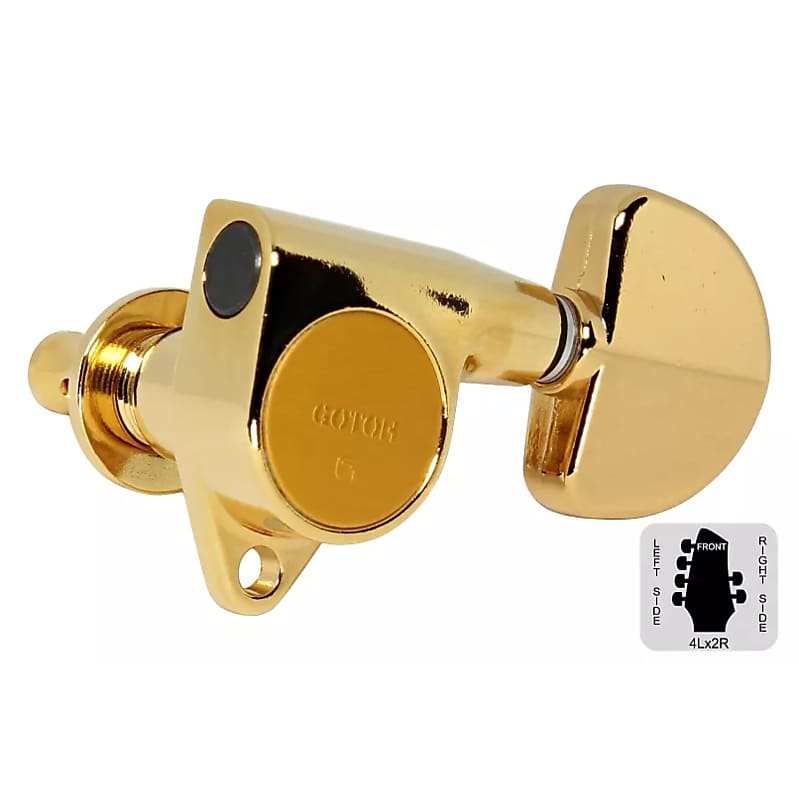 GOTOH SG301-20 Tuning Machine with Grover shaped buttons - 4L | Reverb
