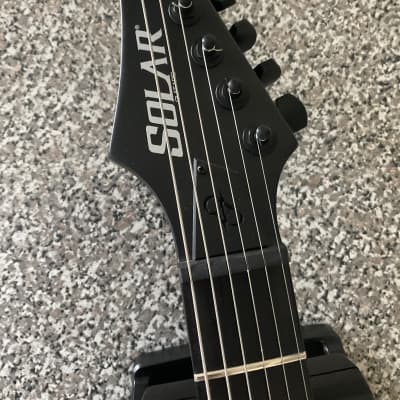 Solar E2.6C Carbon Black Matte with upgraded Fishman Fluence | Reverb
